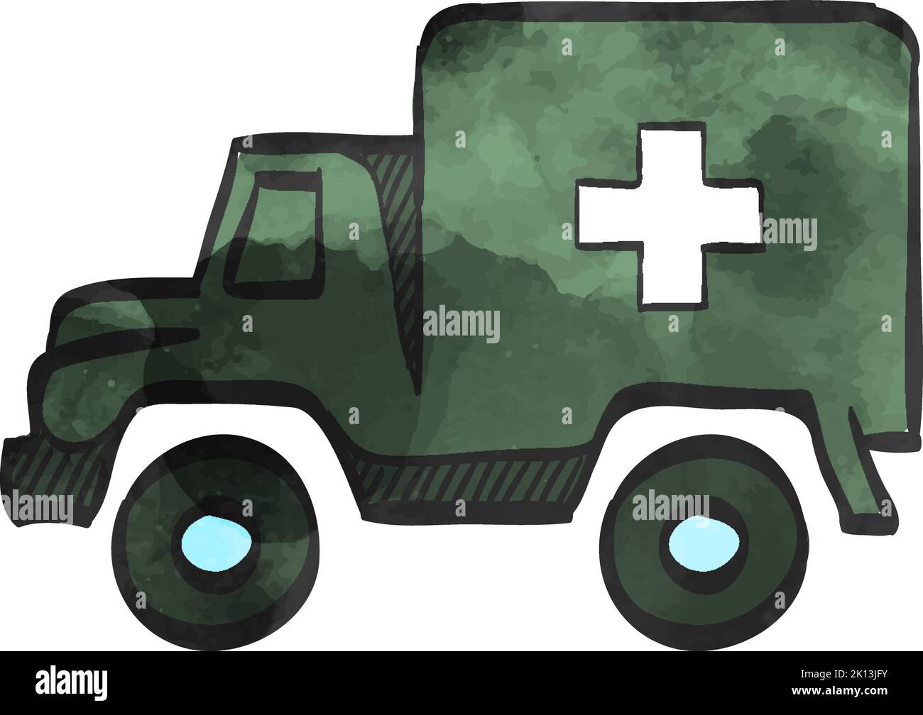 Military medical truck Cut Out Stock Images & Pictures - Alamy