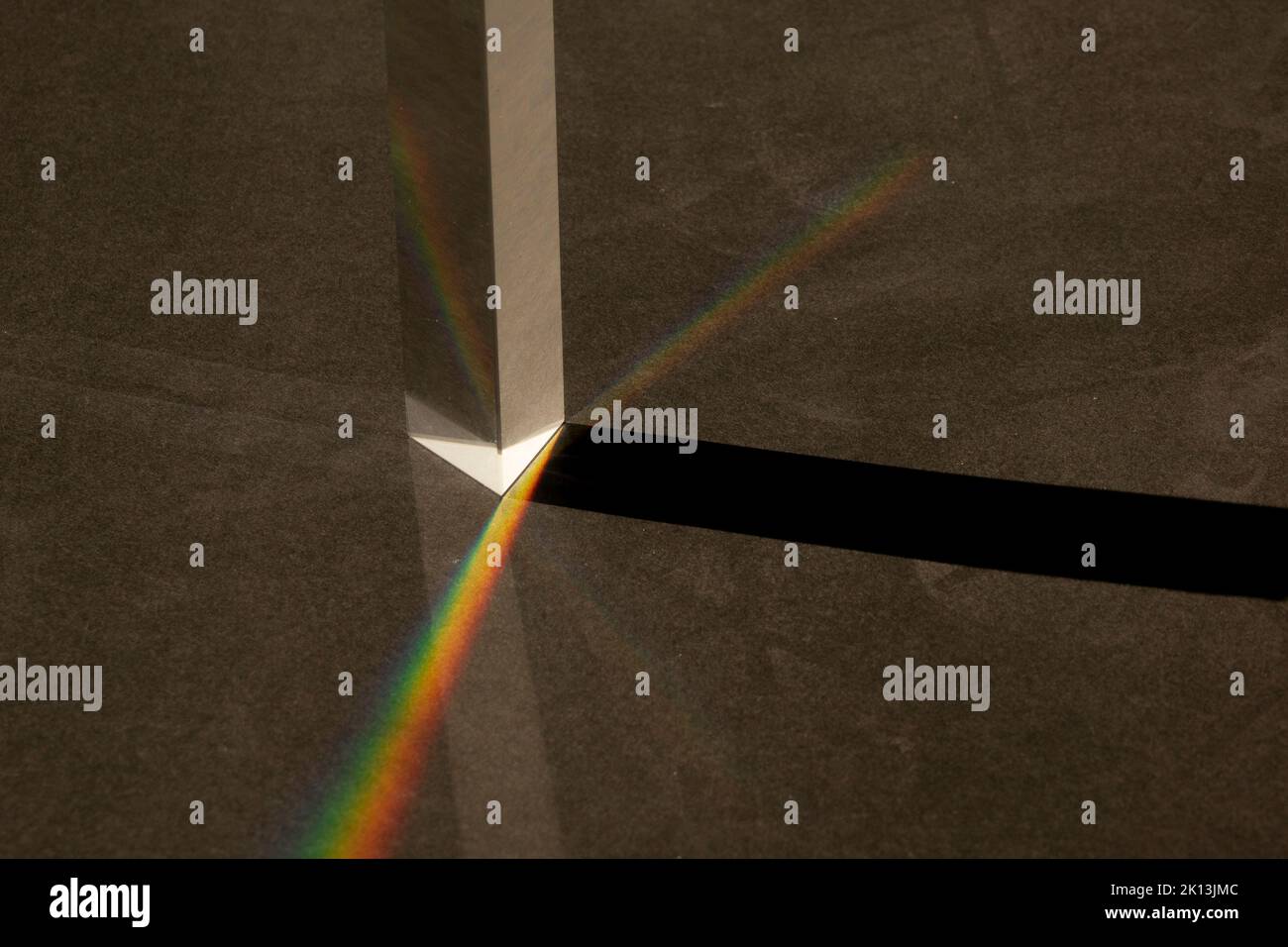 A futuristic cool background with glass prisms and light shadows on a ...