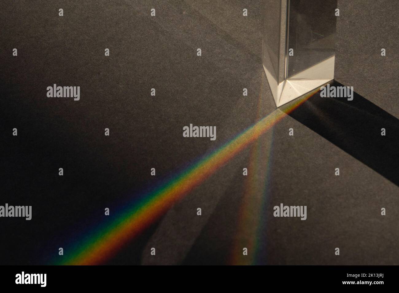 A futuristic cool background with glass prisms and light shadows on a ...