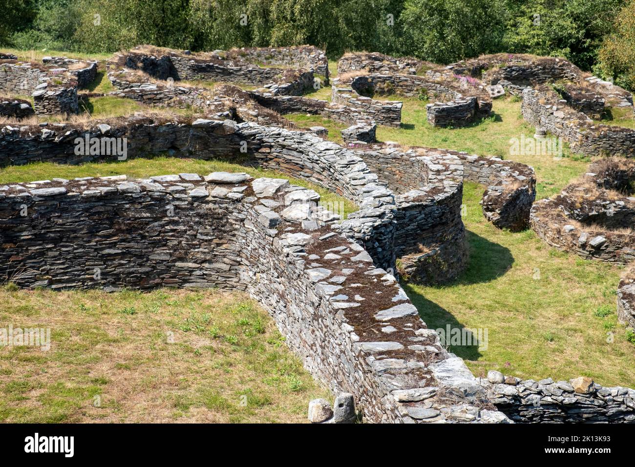 Castro de Coana, an Iron Age settlement. Asturias, Spain Stock Photo ...