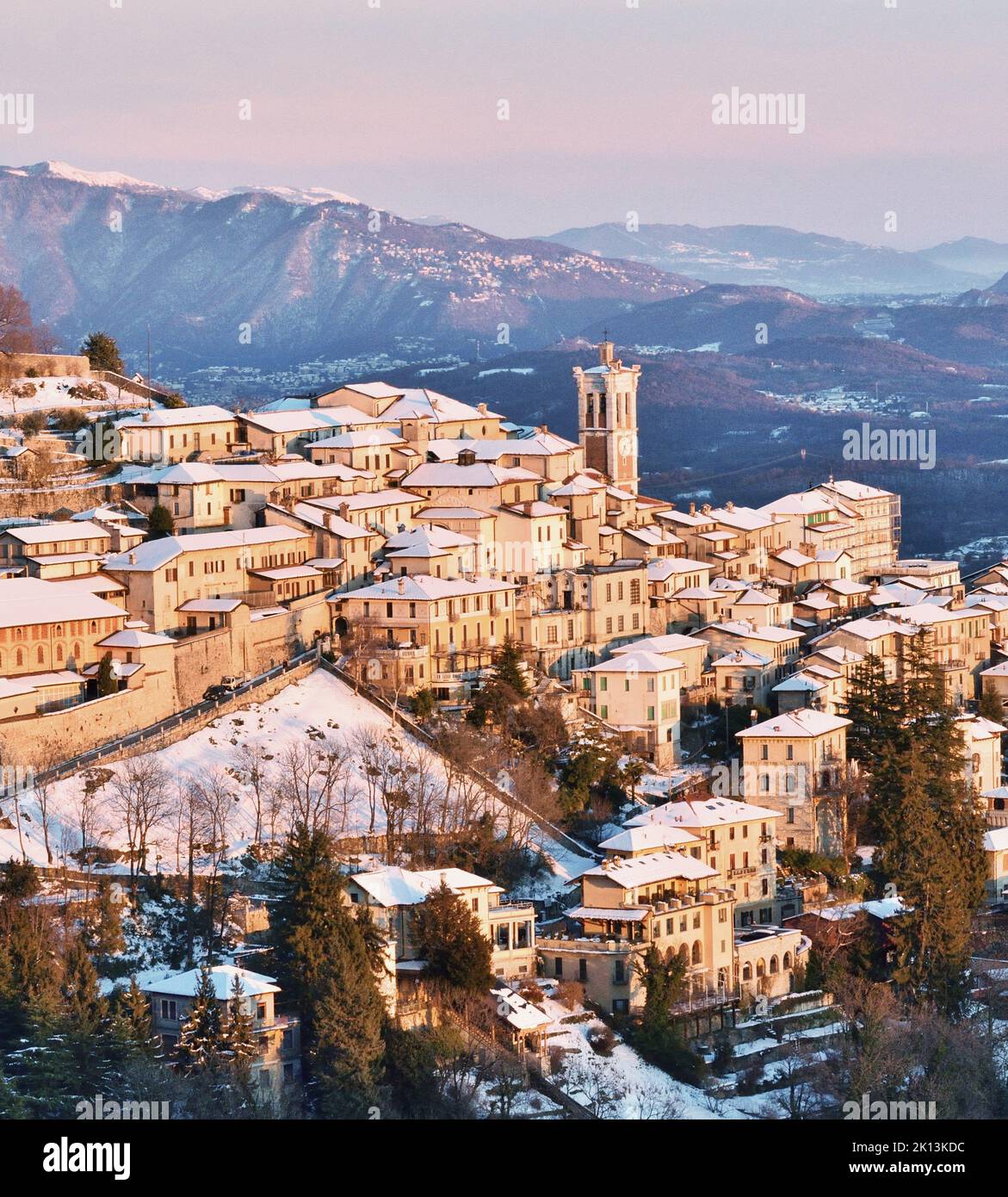 Sacro monte di varese drone hi-res stock photography and images - Alamy