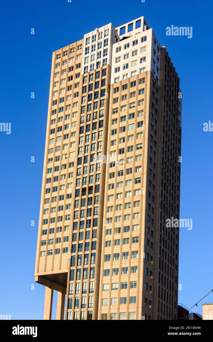 Tall office block, Rotterdam, Netherlands Stock Photo - Alamy