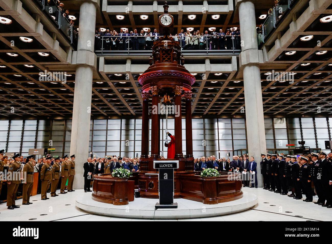 The lutine bell at lloyds hi-res stock photography and images - Alamy