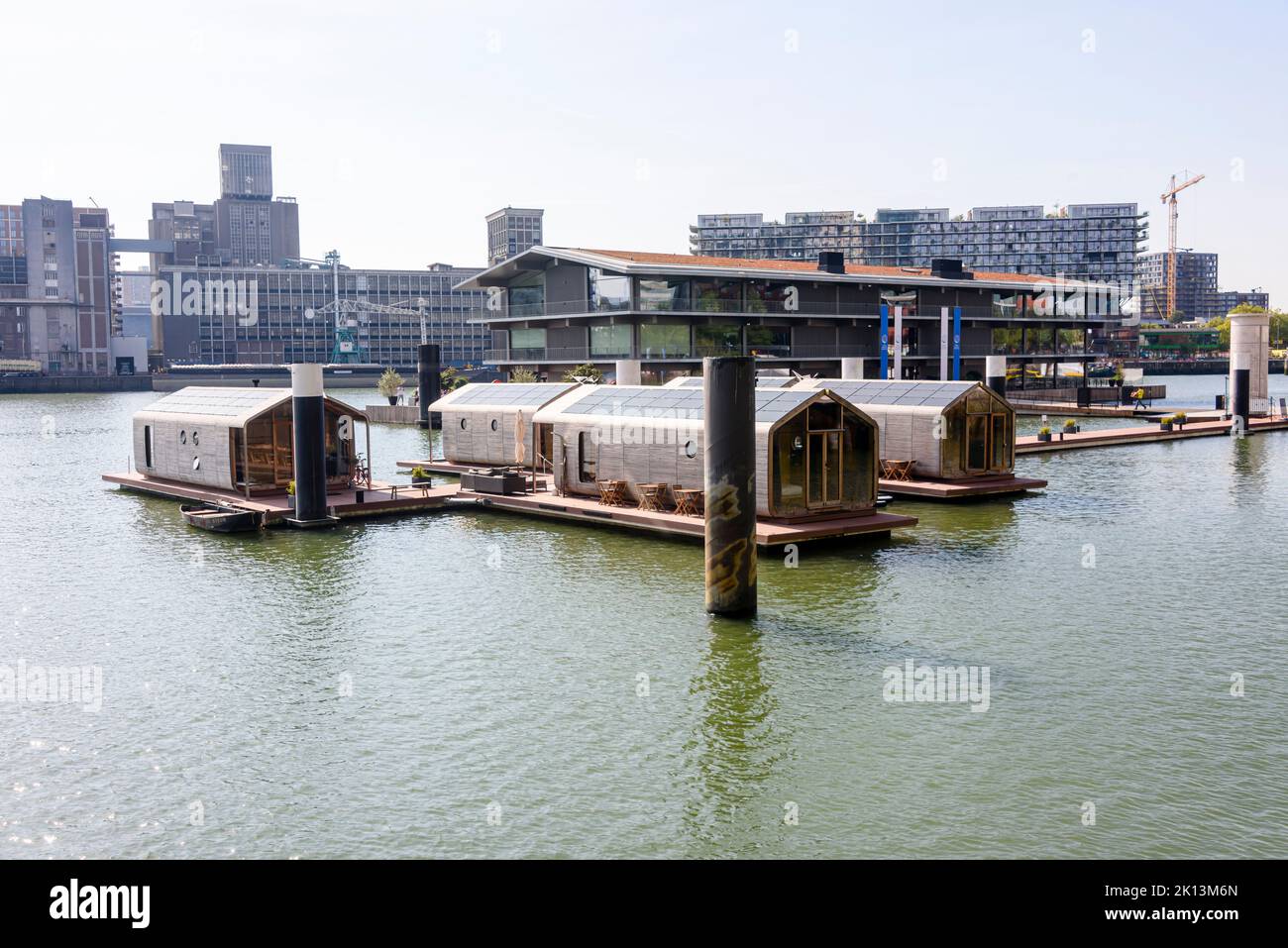 Wikkelboat Nr 2, a floating hotel in Rotterdam, Netherlands Stock Photo ...