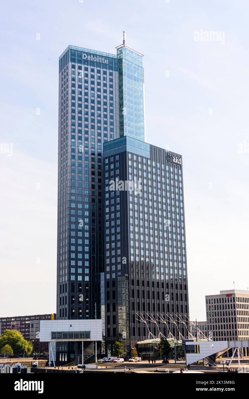 Office buildings for Deloitte and AKD, Rotterdam, Netherlands Stock ...