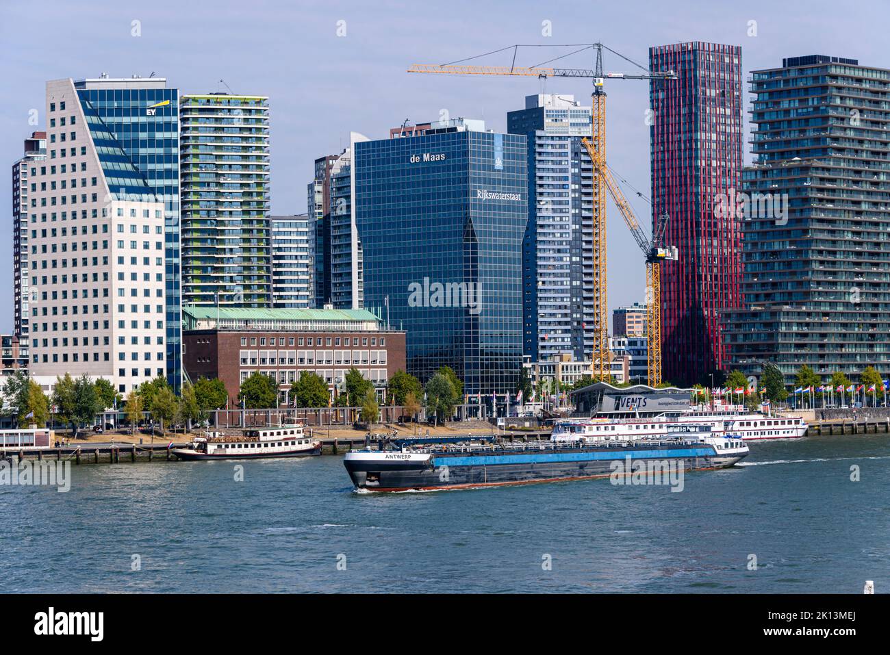 Tall office buildings, Rotterdam, Netherlands Stock Photo - Alamy
