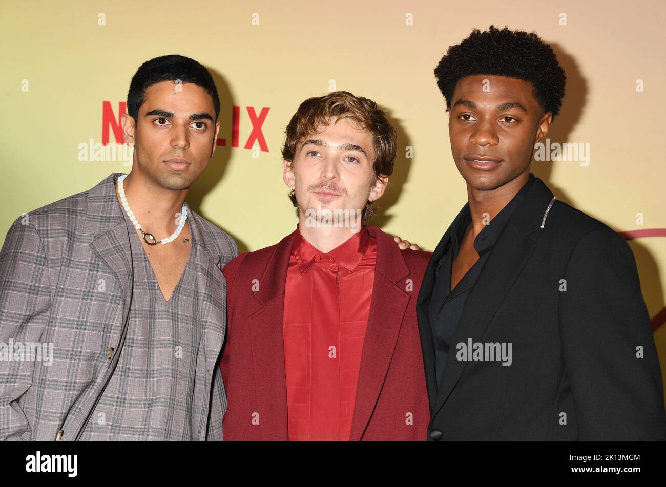 HOLLYWOOD, CA - SEPTEMBER 14: (L-R) Rish Shah, Austin Abrams and ...