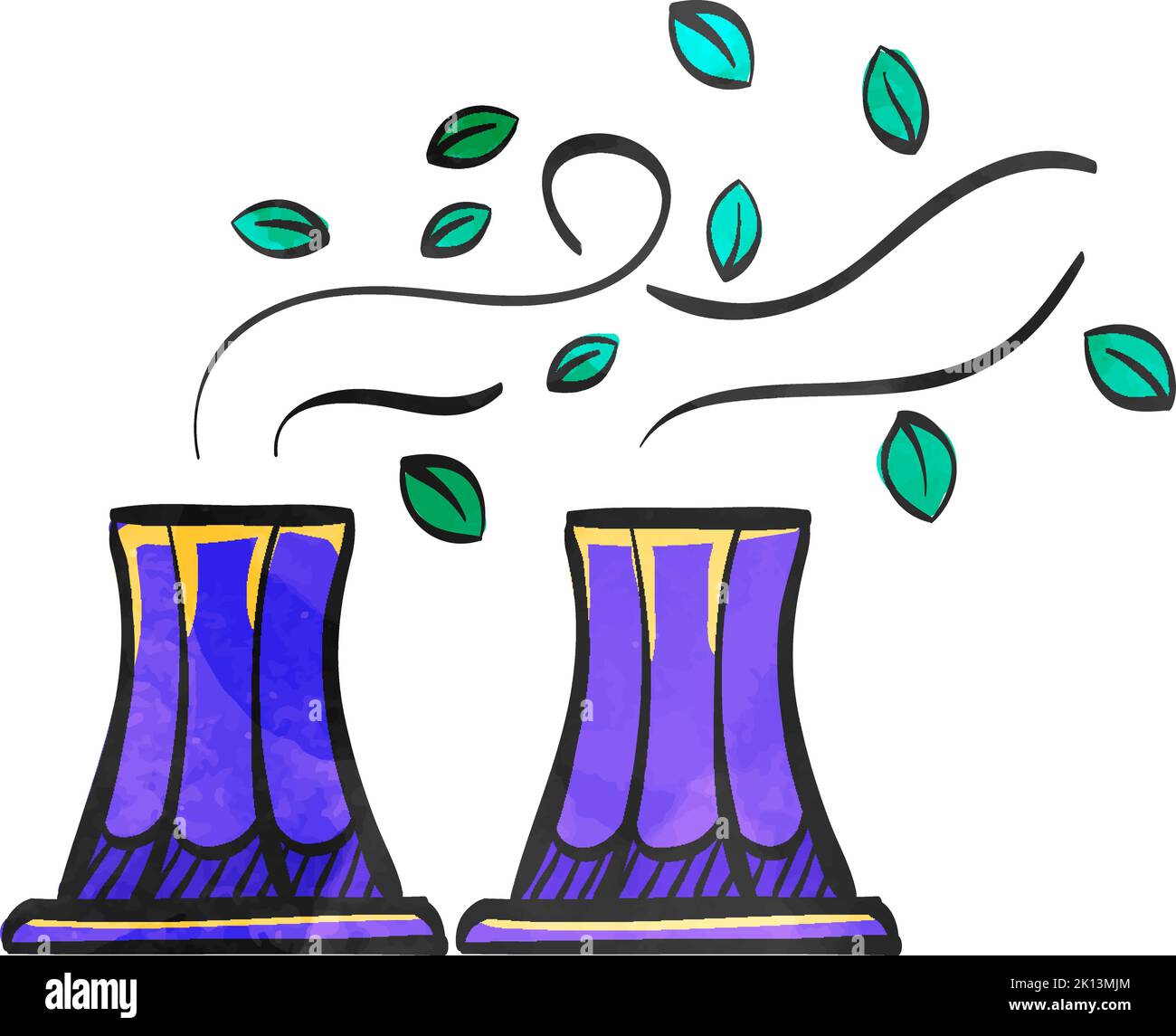 Nuclear contamination cartoon hi-res stock photography and images - Alamy