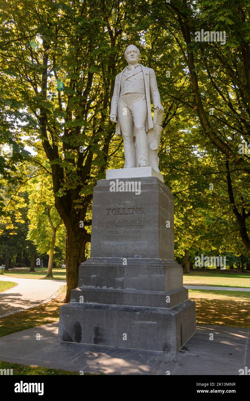 Statue of Hendrik Tollens, a Dutch Poet, Rotterdam, Netherlands Stock ...