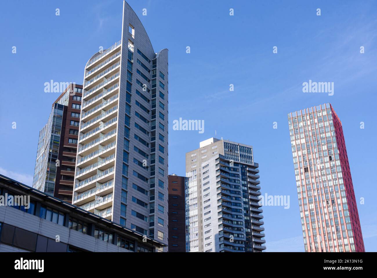 Tall Office buildings, Rotterdam, Netherlands Stock Photo - Alamy