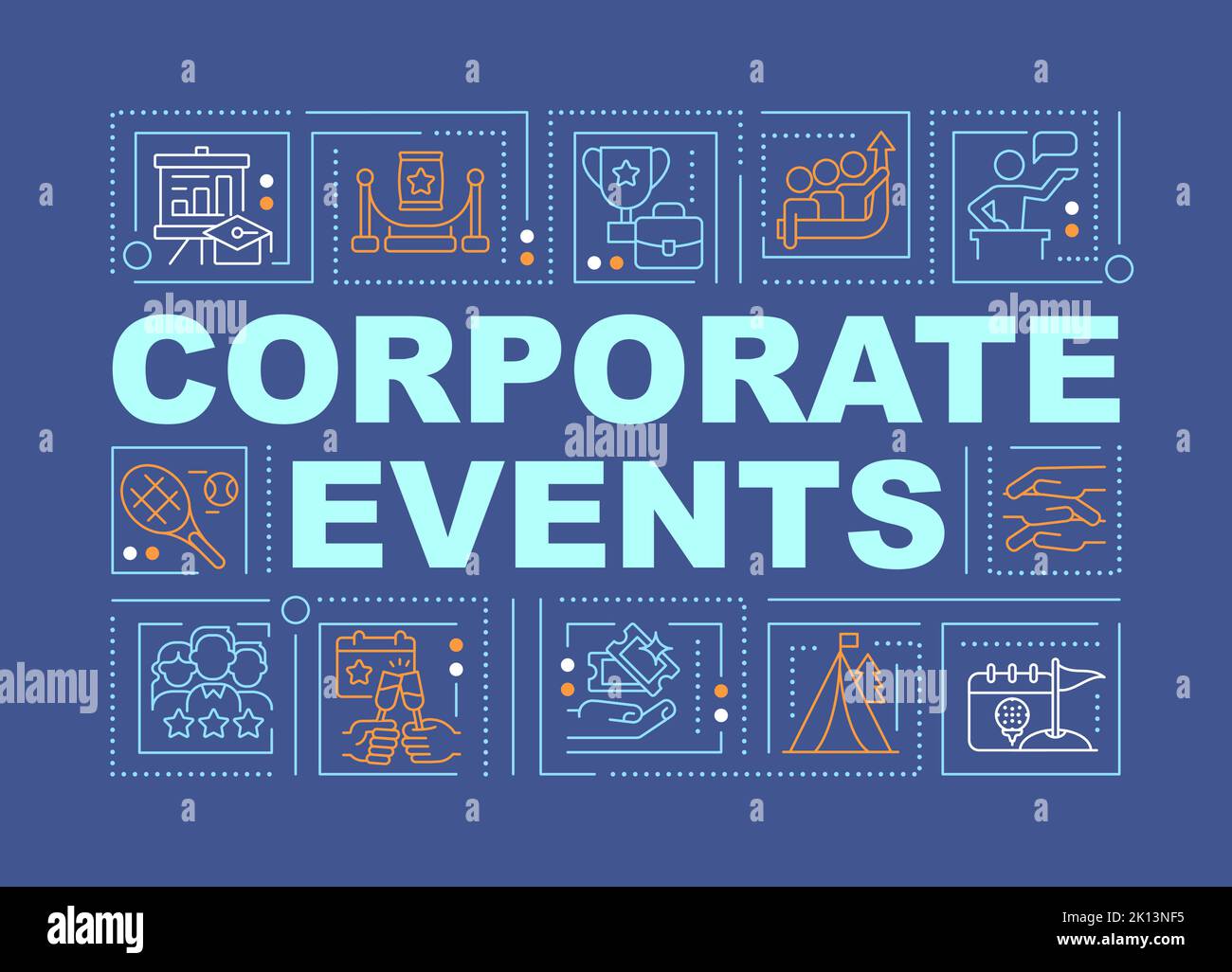 Corporate events word concepts dark blue banner Stock Vector Image ... Corporate events word concepts dark blue banner Stock Vector Image ...