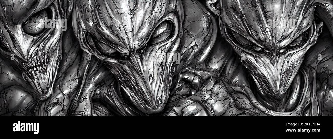 Alien skeletal hi-res stock photography and images - Alamy