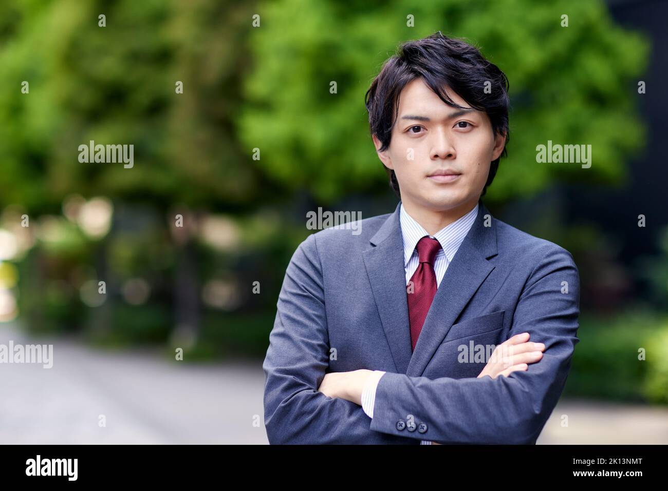 Japanese businessman portrait Stock Photo - Alamy