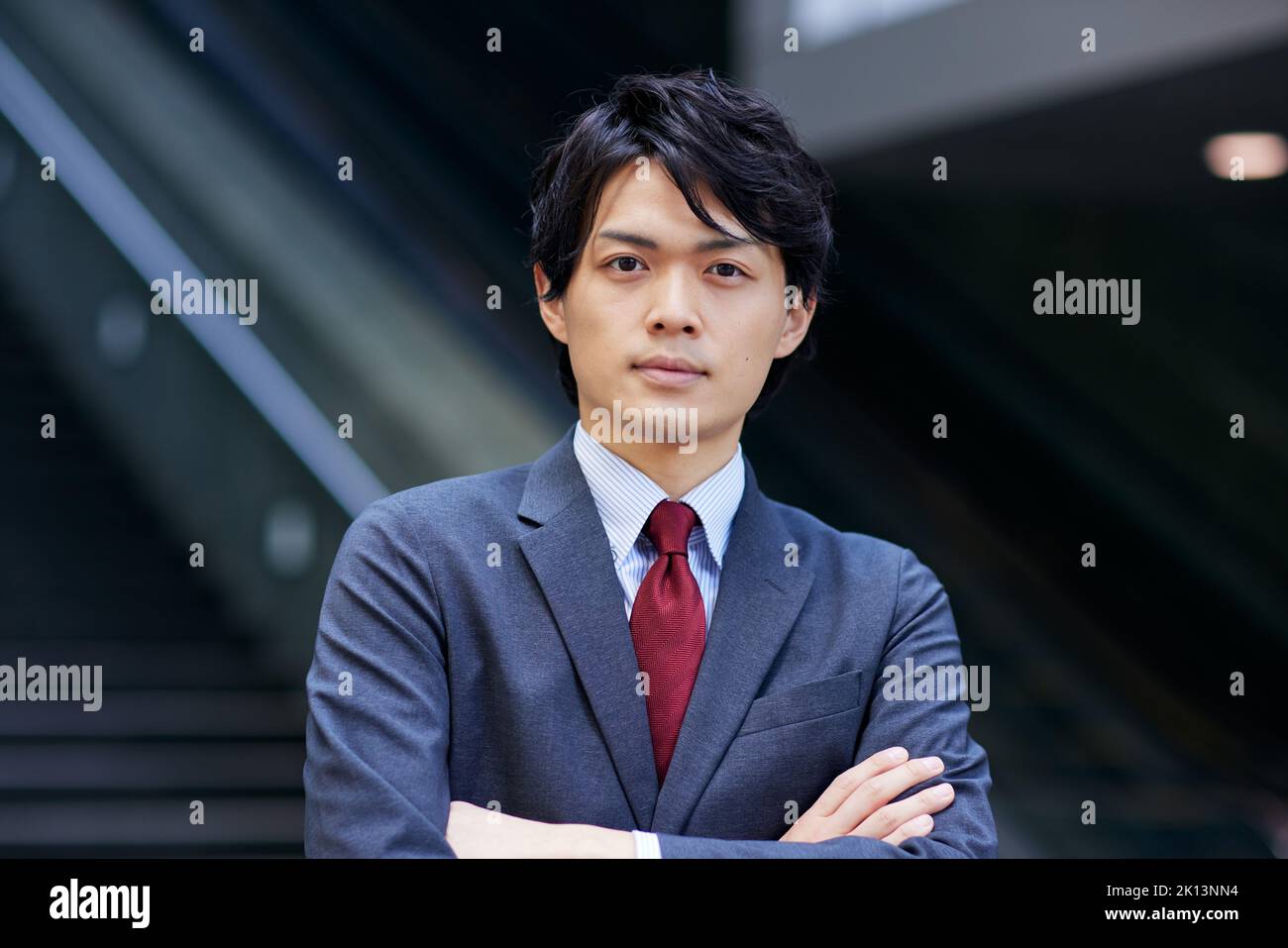 Japanese businessman portrait Stock Photo - Alamy