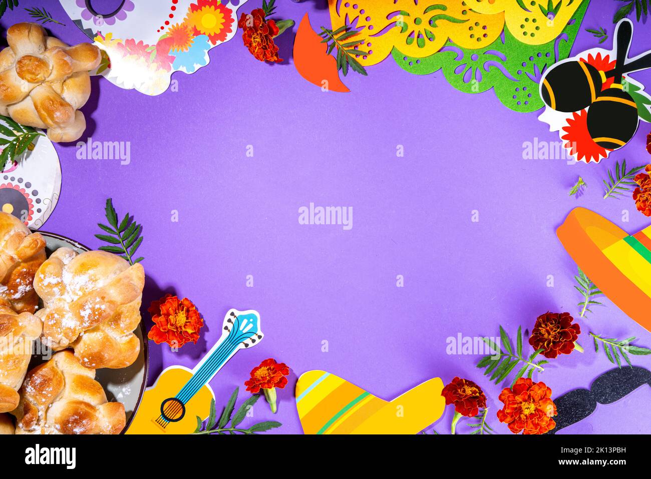 Spanish Mexican traditional holiday, autumn festival Day of the Dead ...