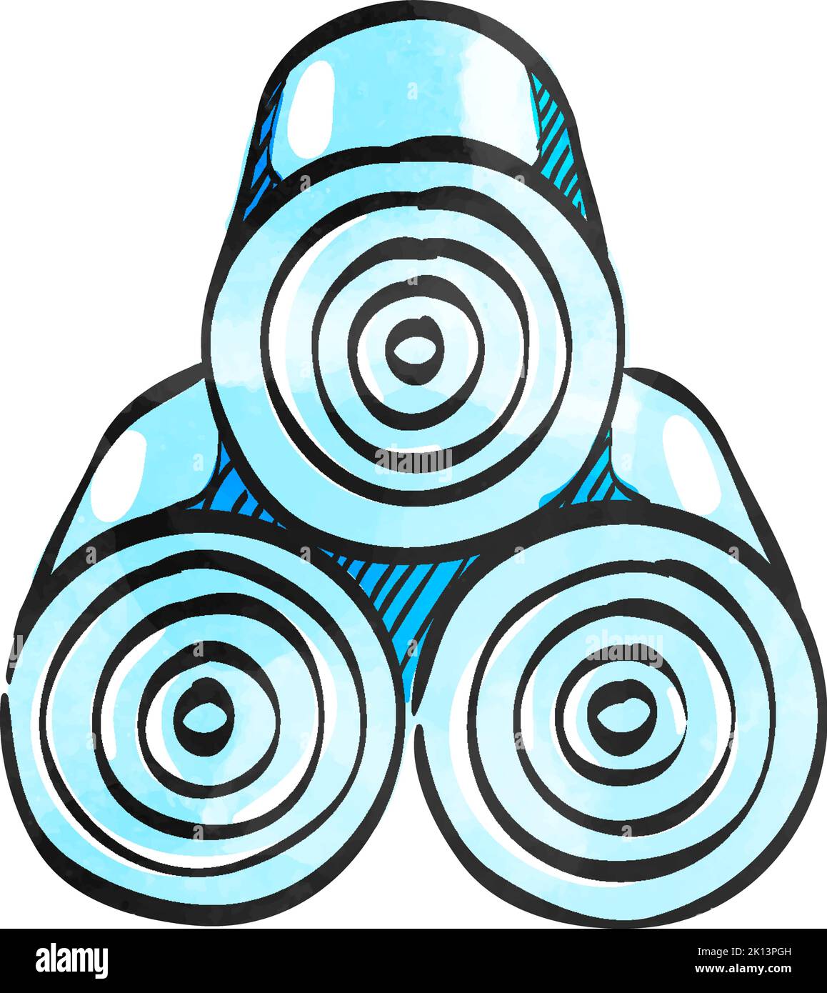 Paper manufacturing paper roll Stock Vector Images - Alamy