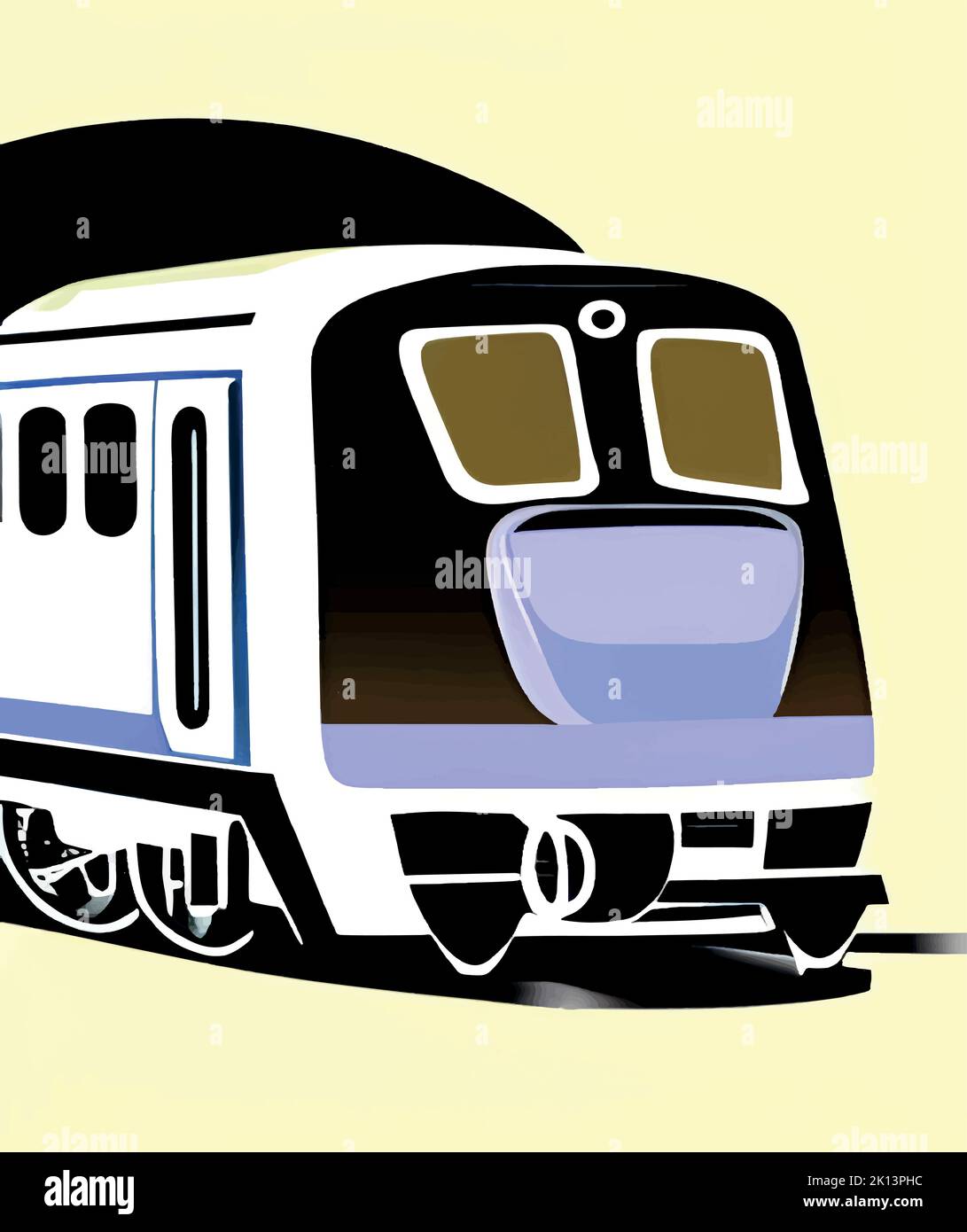A train cartoon Illustration stock vector image Stock Vector Image ...
