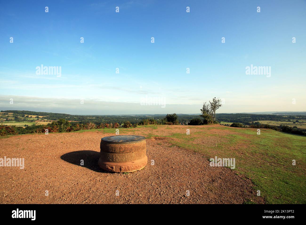 View from Kinver edge, Kinver, Staffordshire, England, UK Stock Photo ...