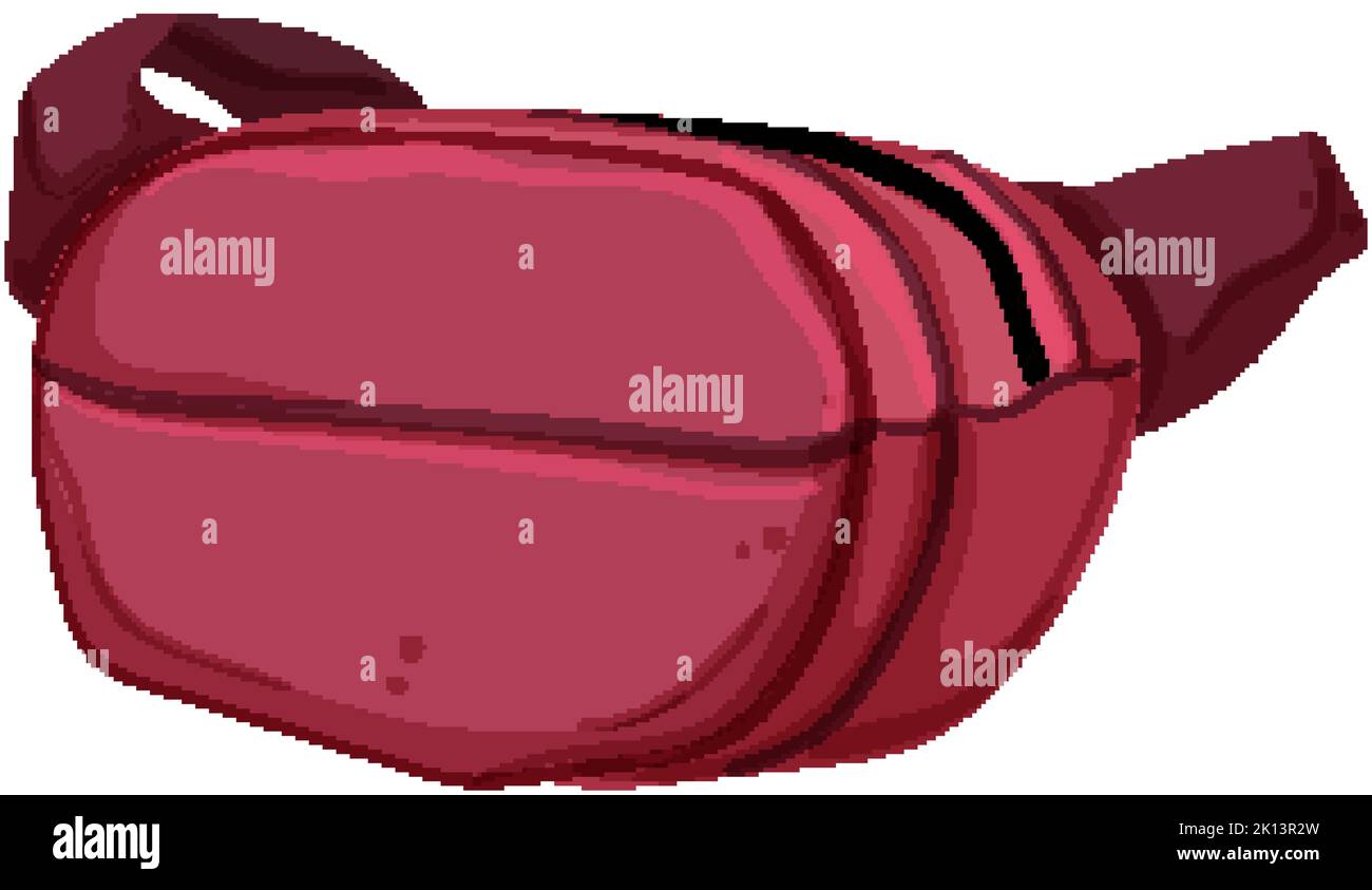 fashion waist bag cartoon vector illustration Stock Vector Image & Art ...