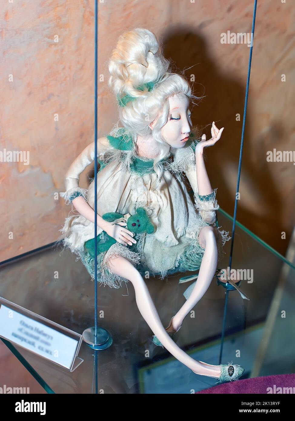 A collectible doll, a young Japanese woman, is on display at the Angel ...