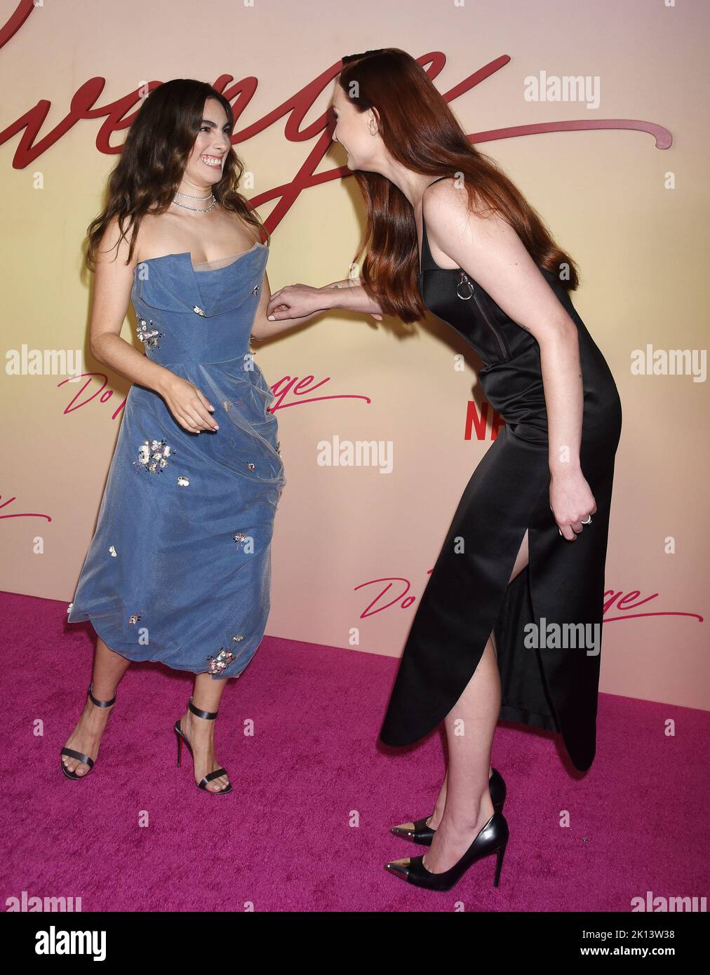Jennifer Kaytin Robinson and Sophie Turner arriving to the "Do Revenge ...