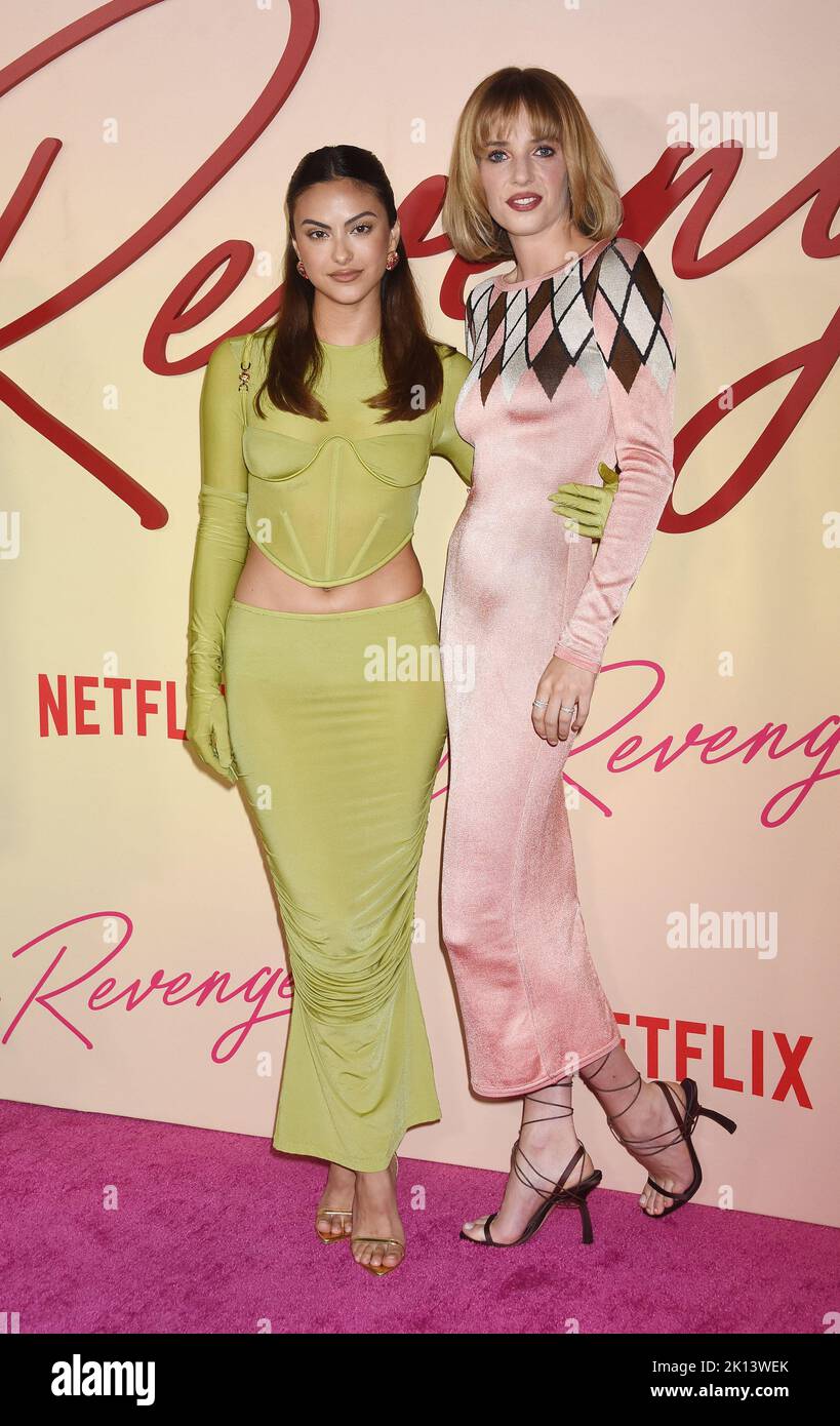 Hollywood, USA. 14th Sep, 2022. Camila Mendes and Maya Hawke arriving ...