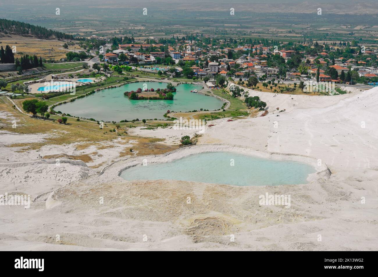 Aerial pamukkale turkey hi-res stock photography and images - Alamy