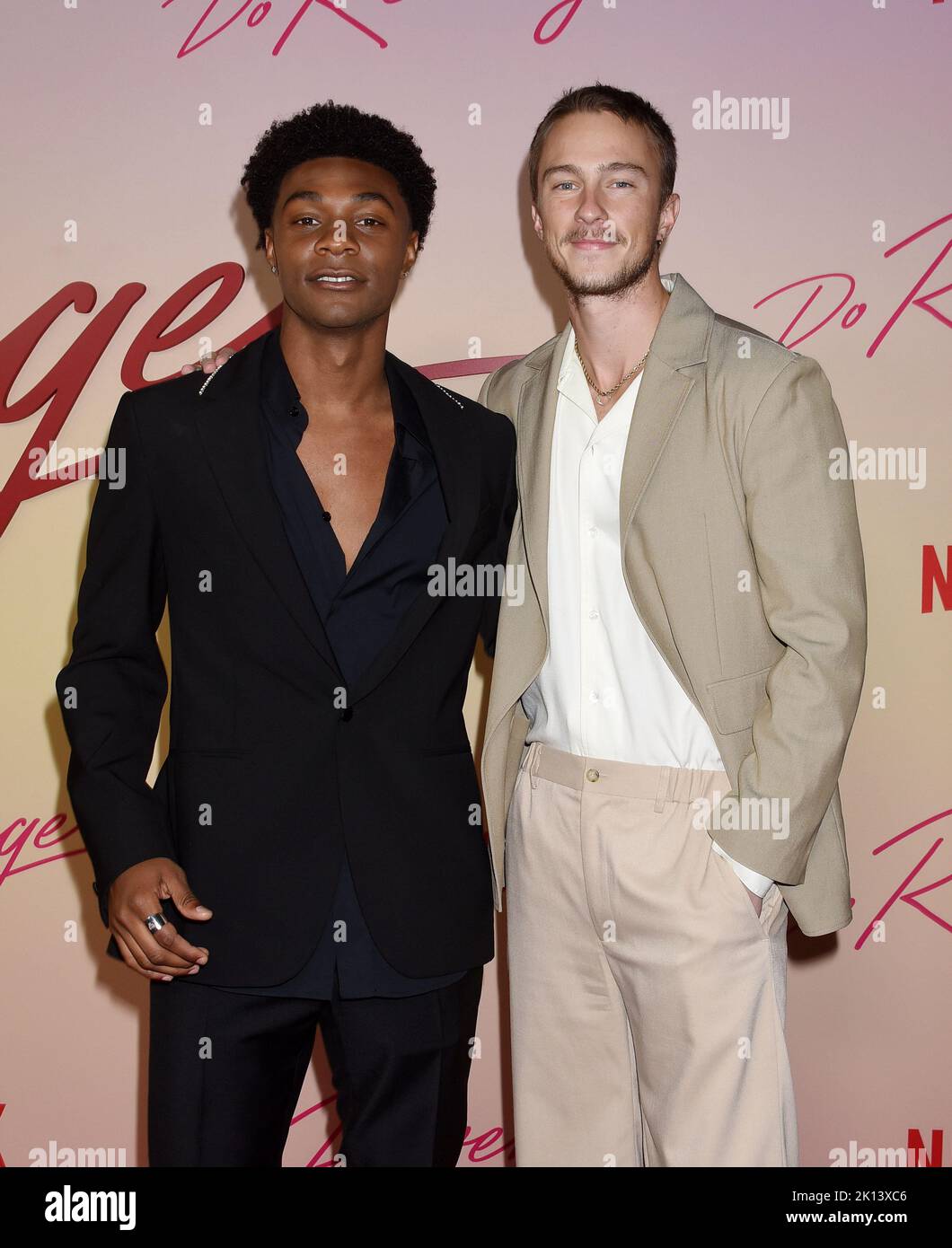 Hollywood, USA. 14th Sep, 2022. Jonathan Daviss and Drew Starkey ...