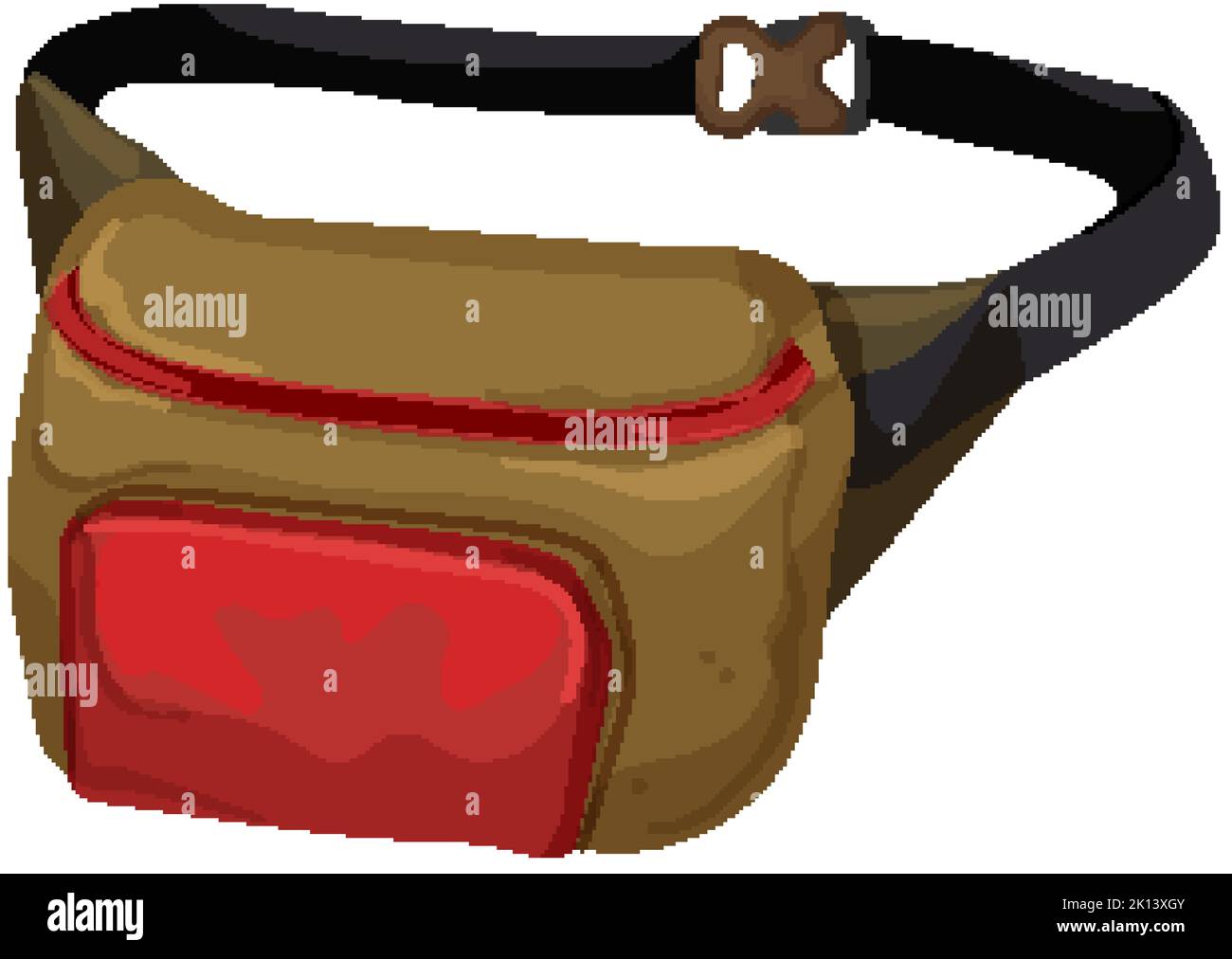 belt waist bag cartoon vector illustration Stock Vector Image & Art - Alamy
