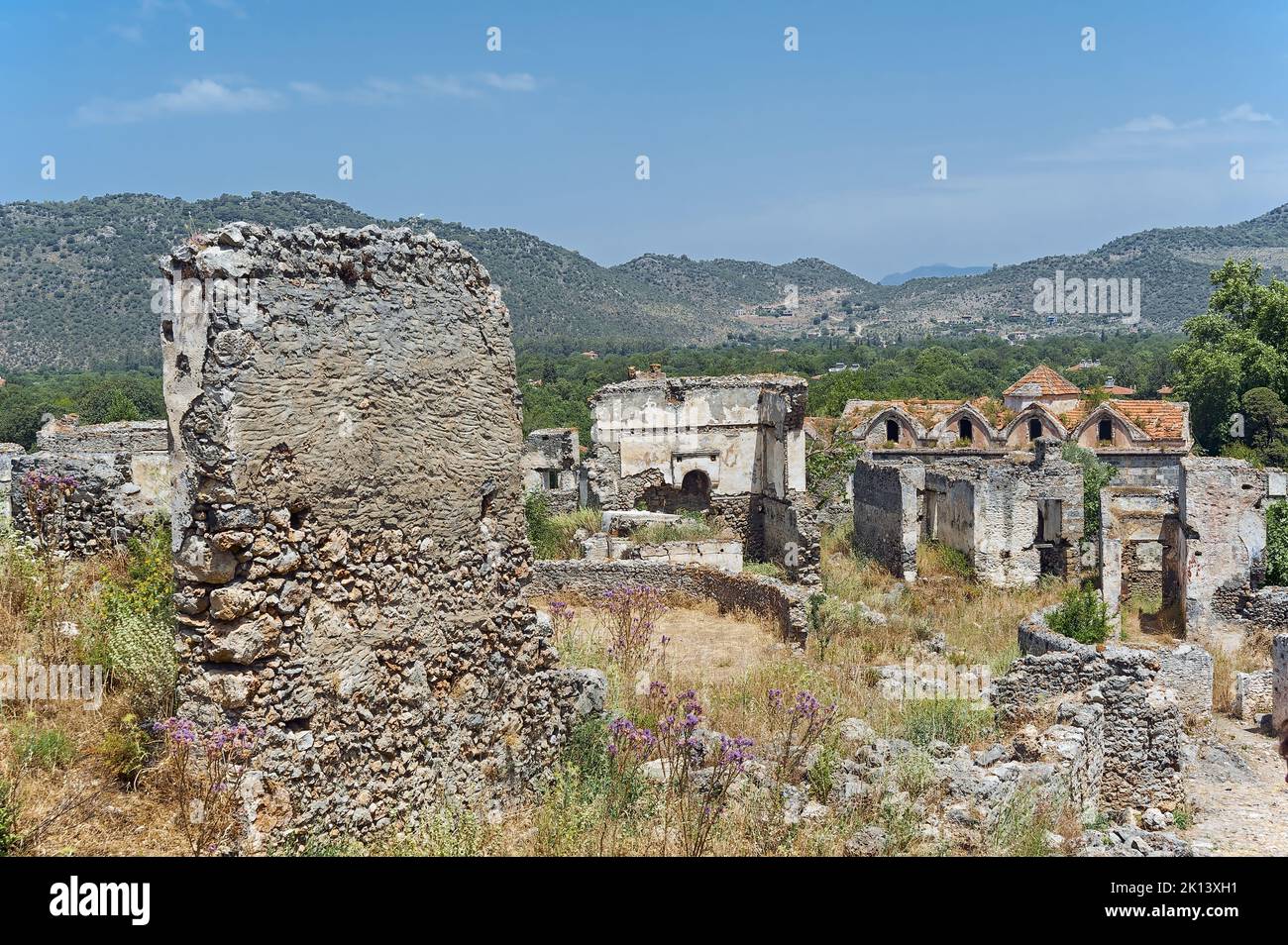 Kayakoy ruins ancient ghost town hi-res stock photography and images ...