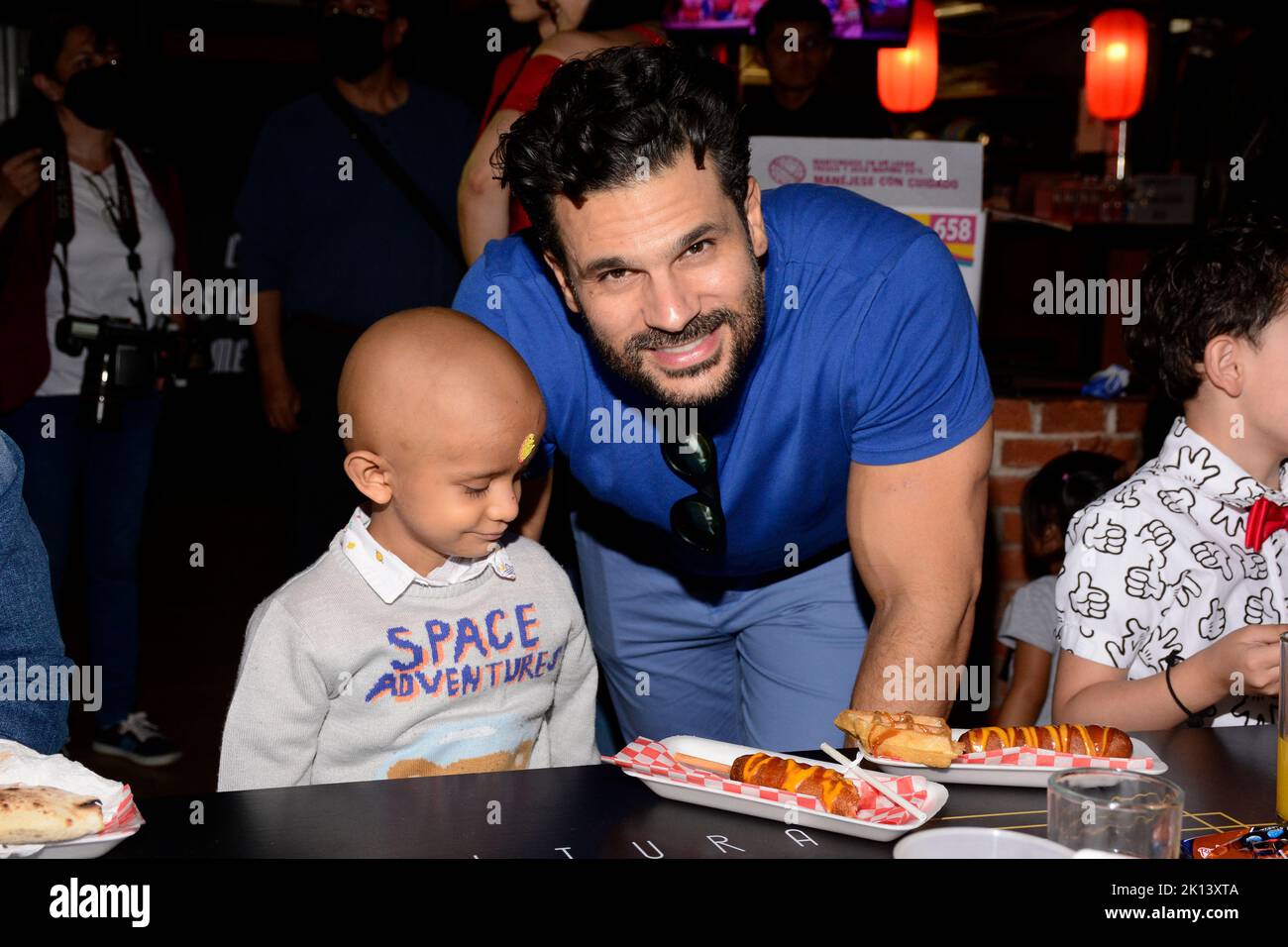 Mexico City, Mexico. 14th Sep, 2022. Jose Sedek joins to the cause ...