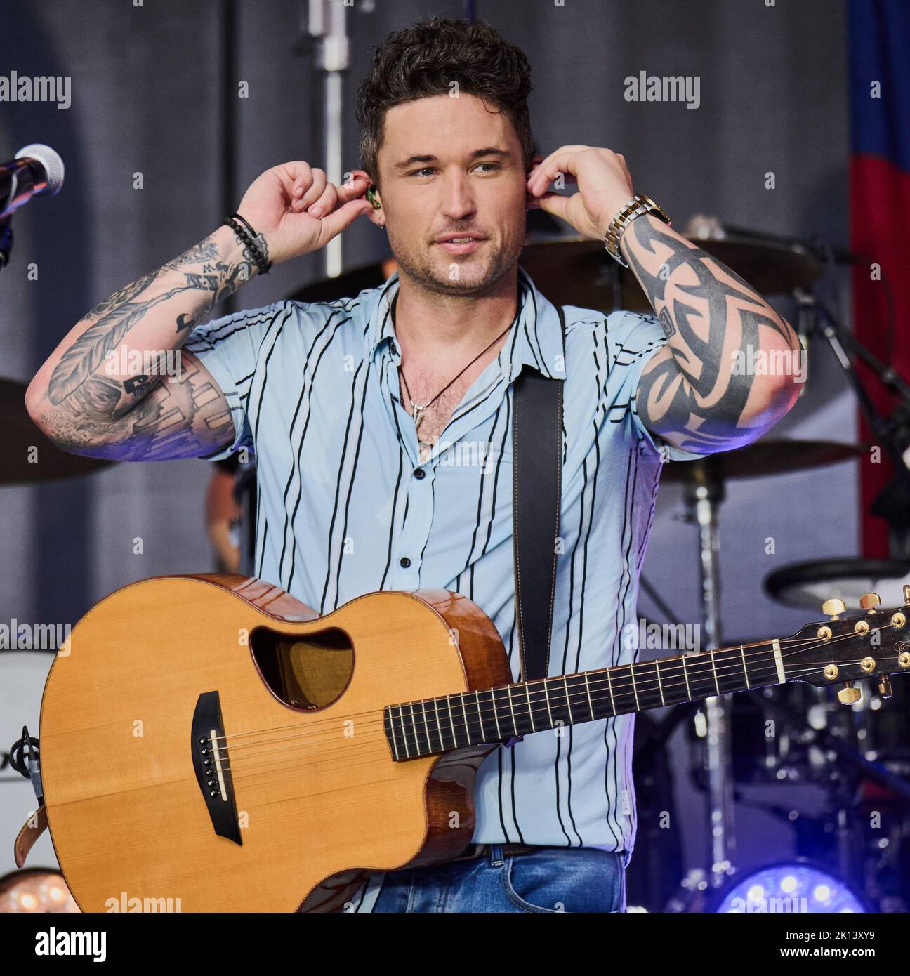 NEW YORK, NY, USA - AUGUST 05, 2022: Michael Ray Performs on FOX ...