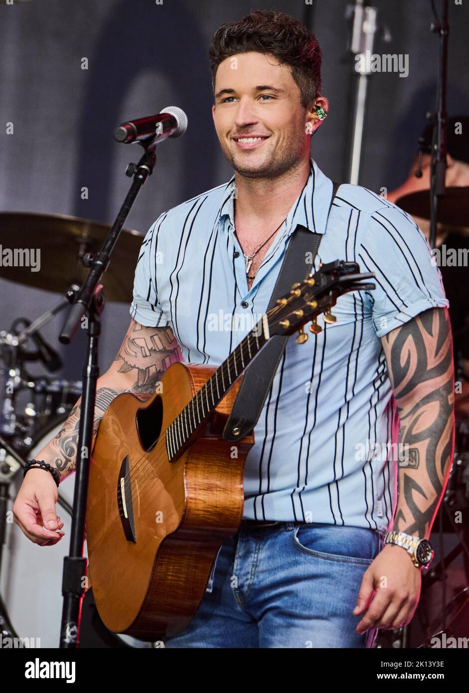 NEW YORK, NY, USA - AUGUST 05, 2022: Michael Ray Performs on FOX ...