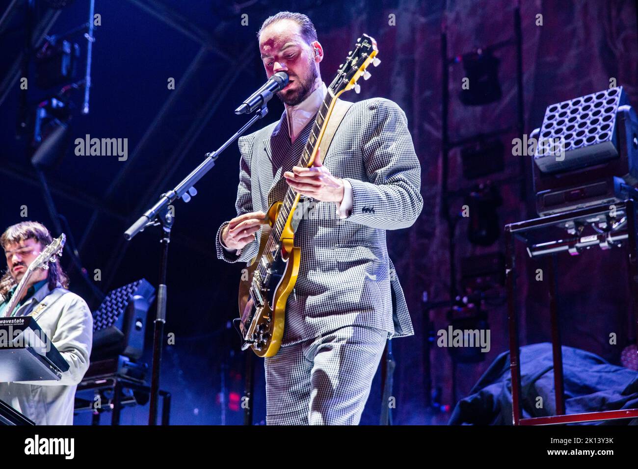 Milan Italy. 14 September 2022. The Dutch band DE STAAT performs live ...