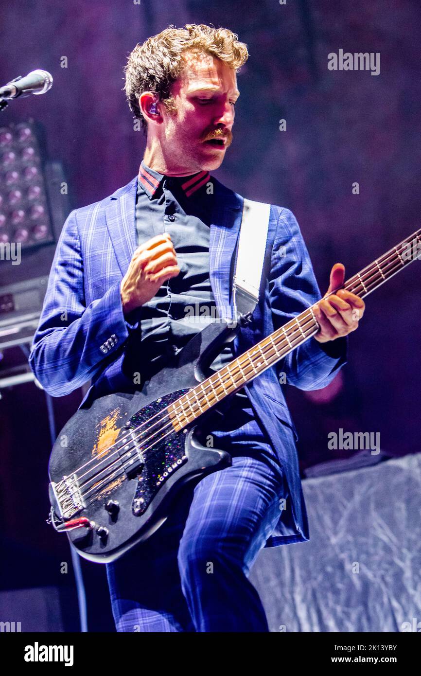 Milan Italy. 14 September 2022. The Dutch band DE STAAT performs live ...