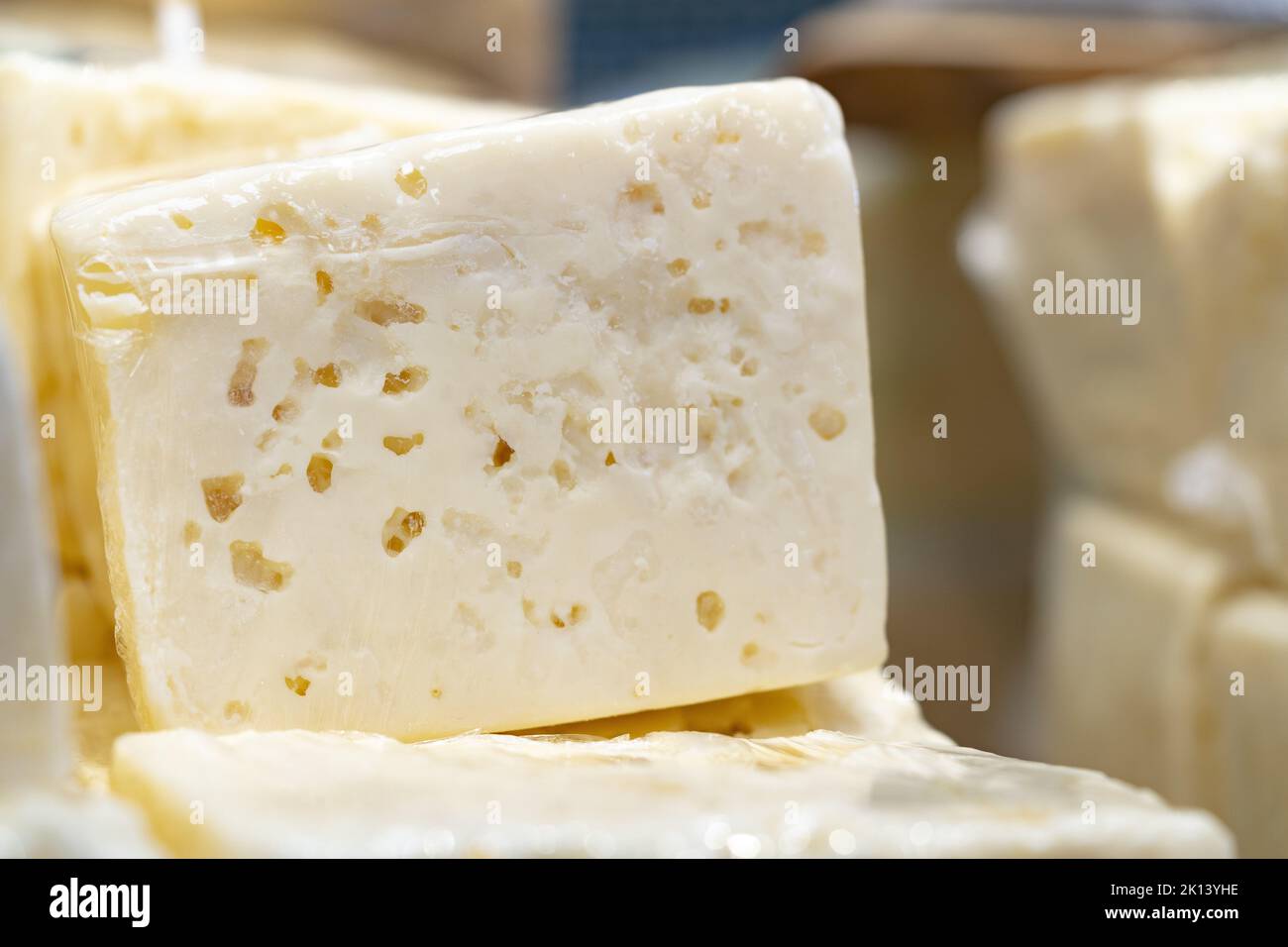 Cheese counter different types hi-res stock photography and images - Alamy