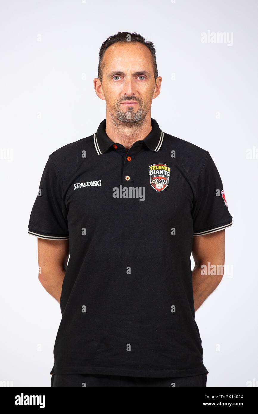 Antwerp's Kinesist Koen Embrechts poses at a photoshoot of Belgian ...