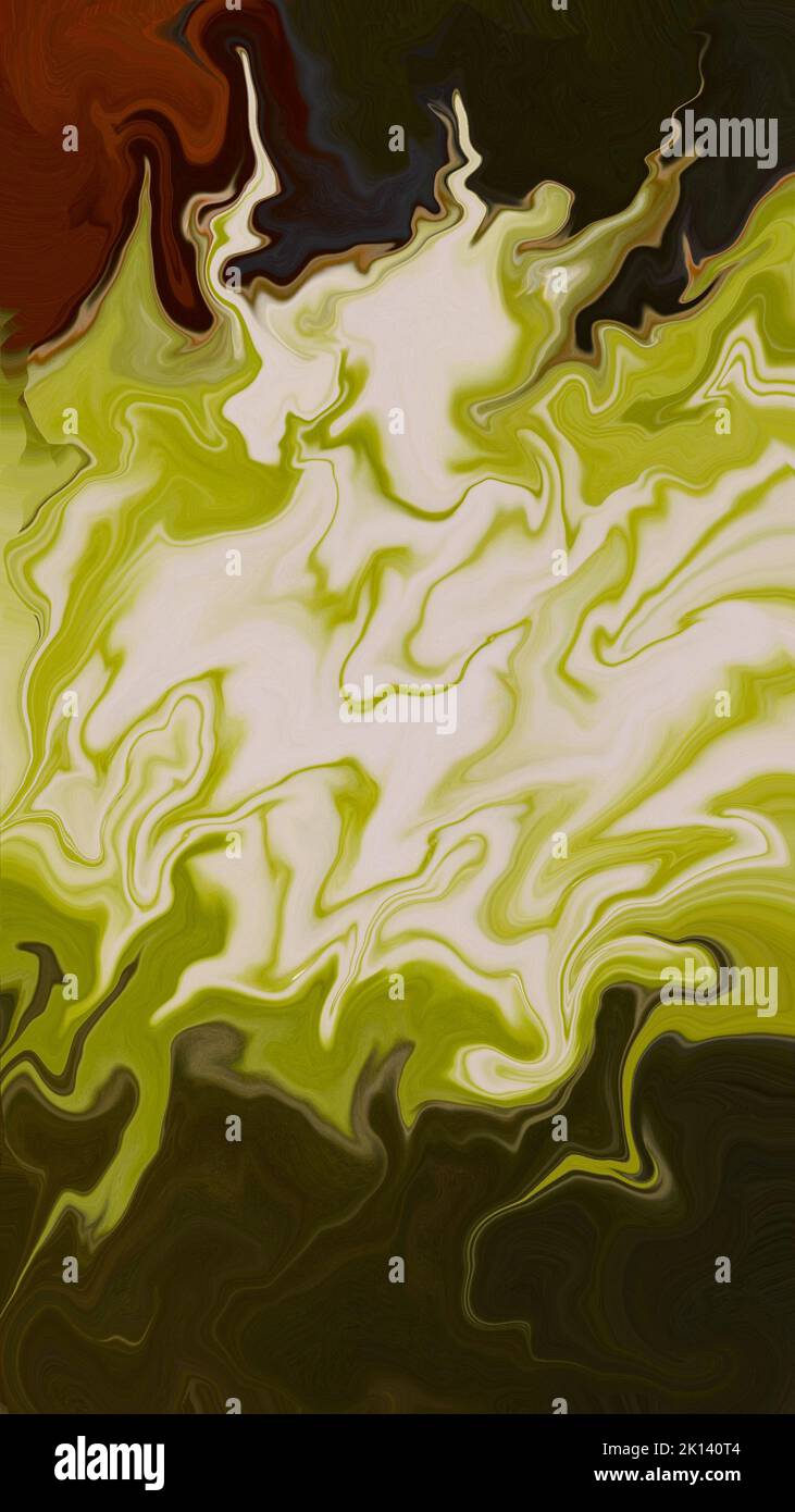 Liquify Abstract Pattern design of 6 colors combination. Soft colorful ...