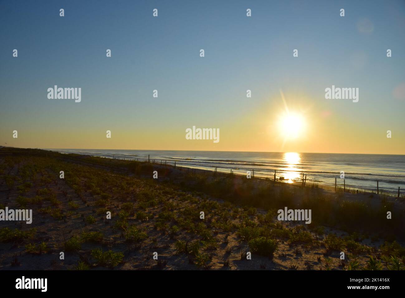 Long Beach Island Sunrise Stock Photo - Alamy