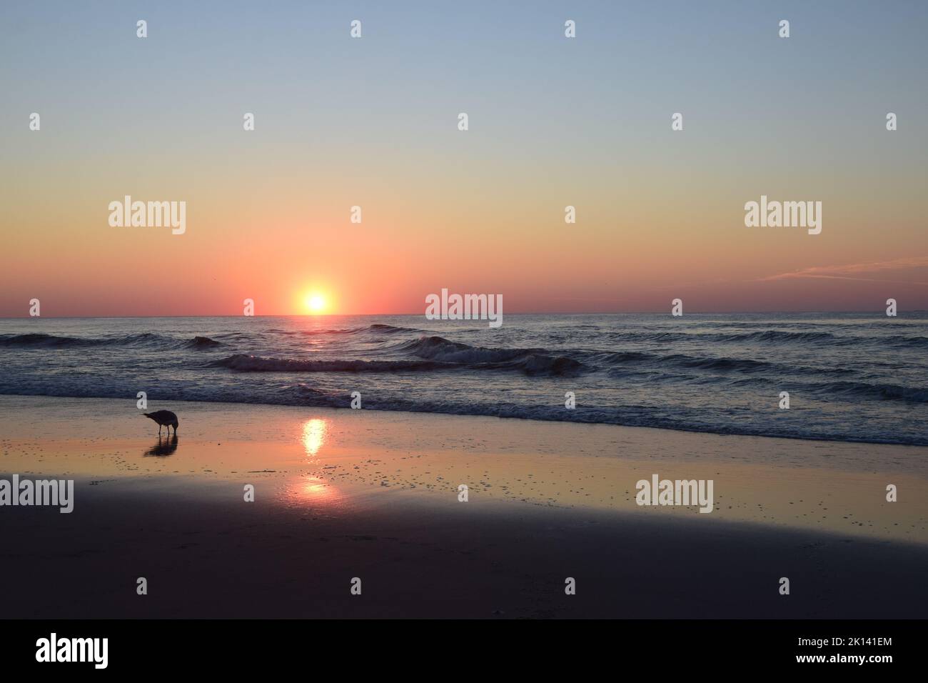 Long Beach Island Sunrise Stock Photo - Alamy