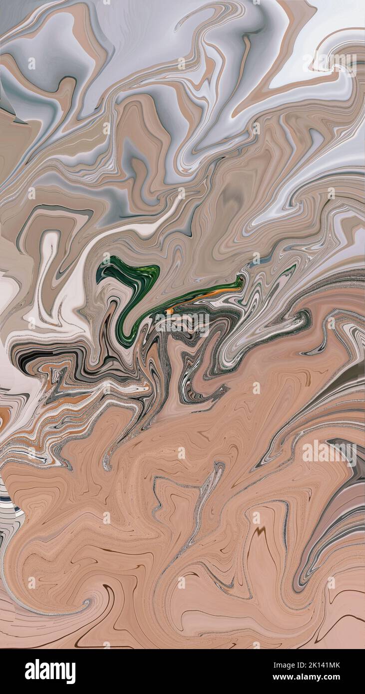 Liquify Abstract Pattern design of 6 colors combination. Soft colorful ...