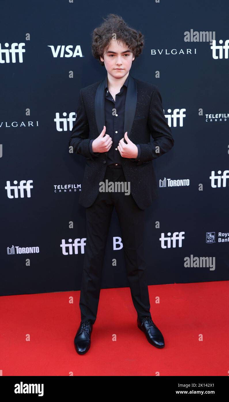 Toronto, Canada. 14th Sep, 2022. Christopher Convery arriving to the ...