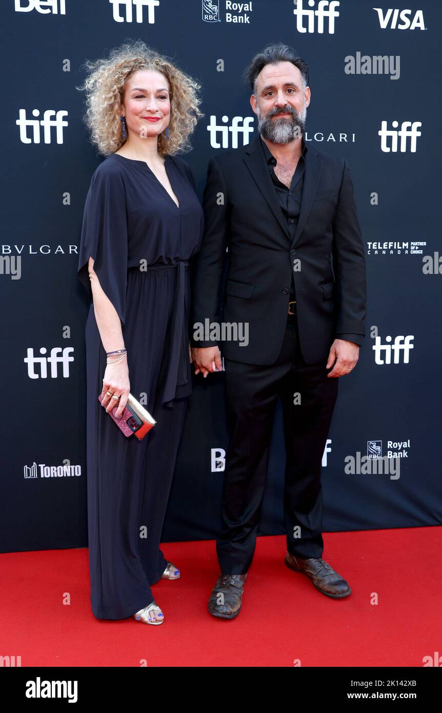Toronto, Canada. 14th Sep, 2022. Mark Bacci and Daniella Bacci arriving ...