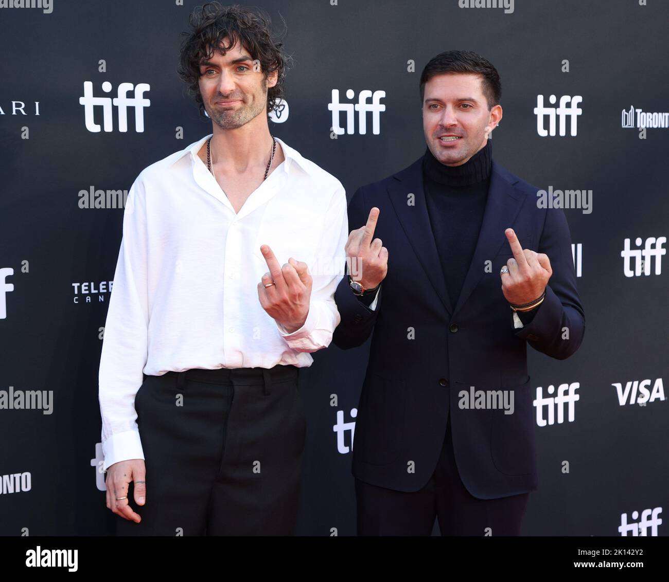 Toronto, Canada. 14th Sep, 2022. Tyson Ritter and Jonathan Rosenthal ...