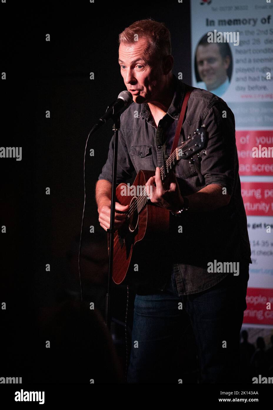 Ben Norris, stand-up comedian at a Charity Comedy Night, Chalkwell Park ...