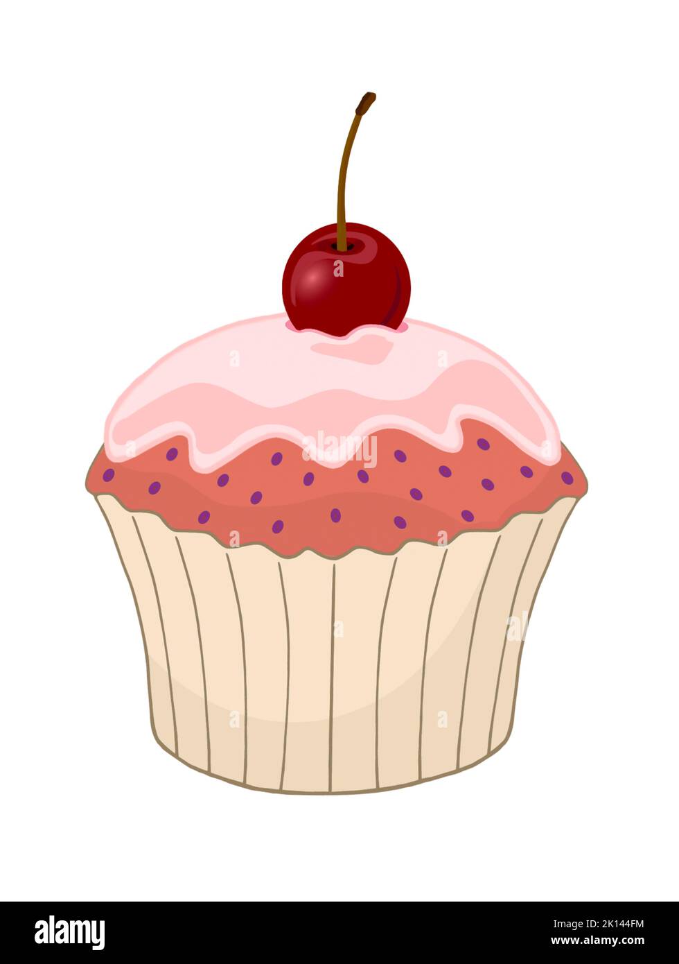 Dessert illustration for digital design Cut Out Stock Images & Pictures ...