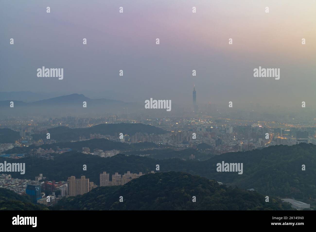 Taiwan cityscape from neihu district hi-res stock photography and ...