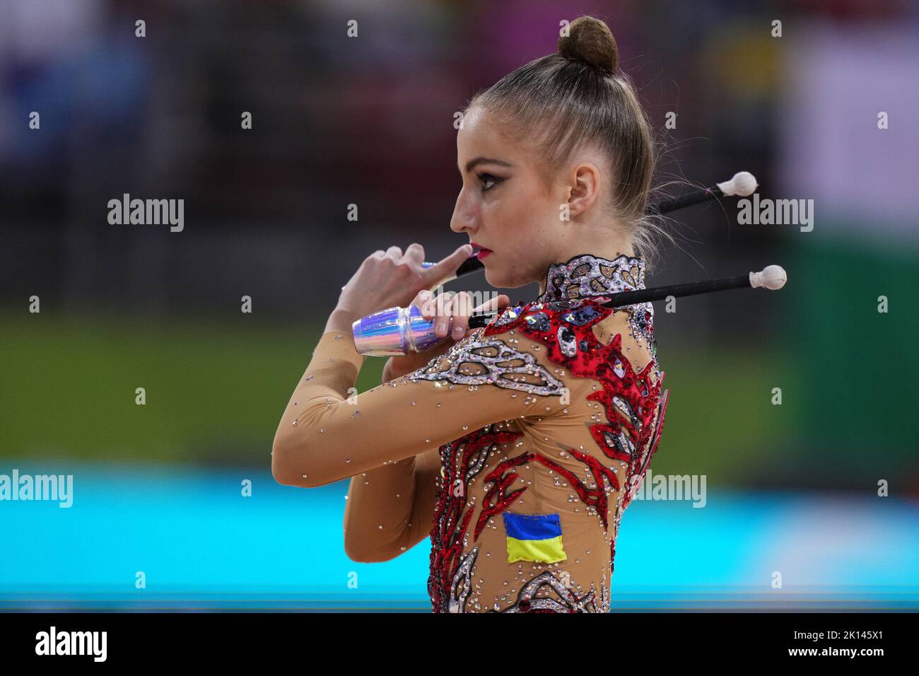 Sofia, Sofia, Bulgaria, September 15, 2022, KARIKA Polina (UKR) - Clubs during Rhythmic ...