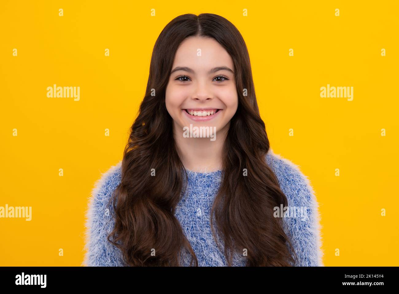 Happy teenager, positive and smiling emotions of teen girl. Lifestyle ...