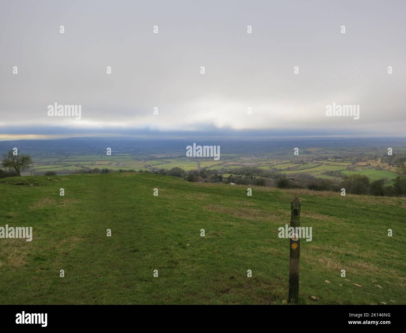 Cotswold Way long distance footpath National Trail. The Cotswolds AONB ...
